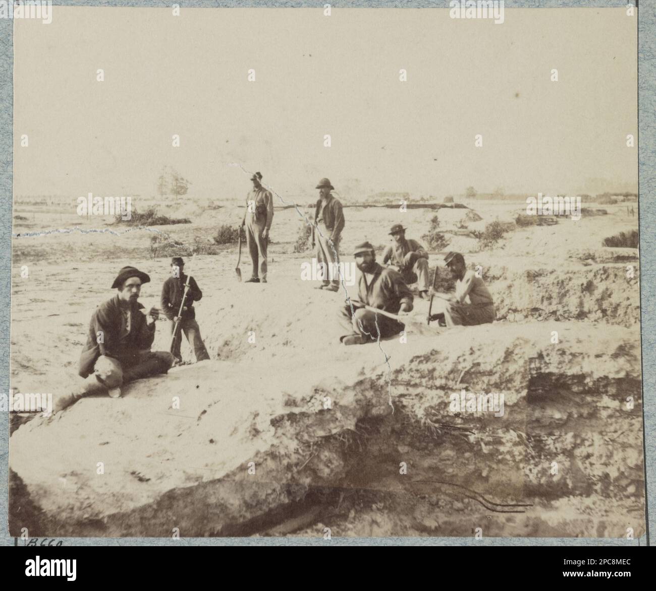Confederate fortifications at Warren Station. Civil War Photographs ...