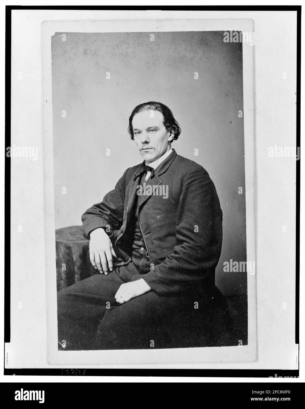 Aze Klein, three-quarter length portrait, seated, facing slightly left ...