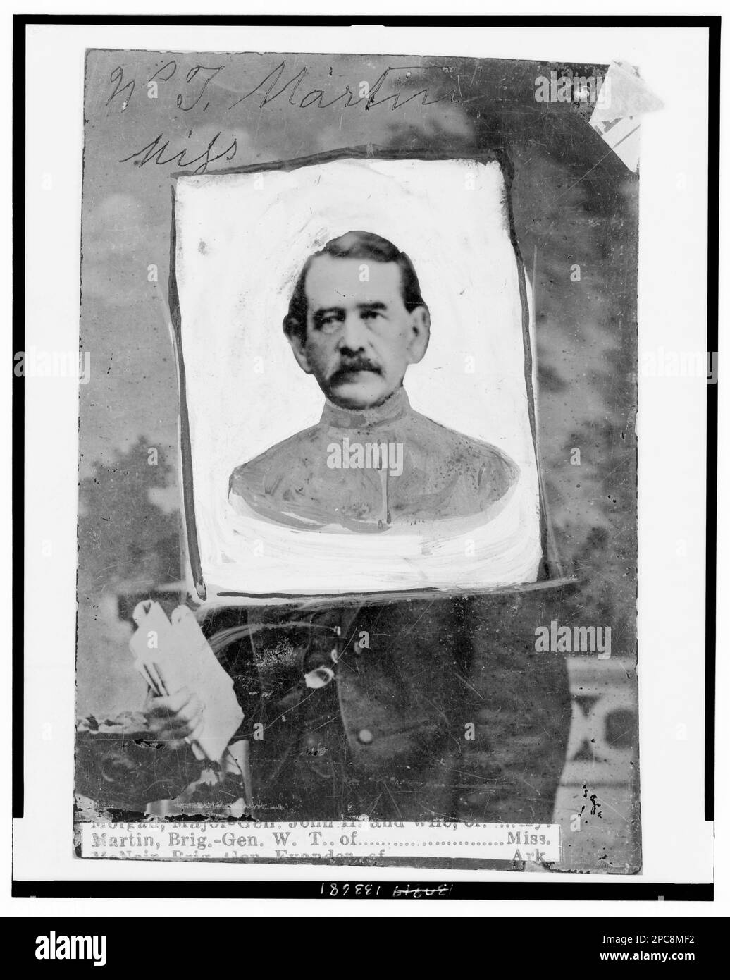 William T. Martin, of Miss., Brigadier General, C.S.A., head-and ...