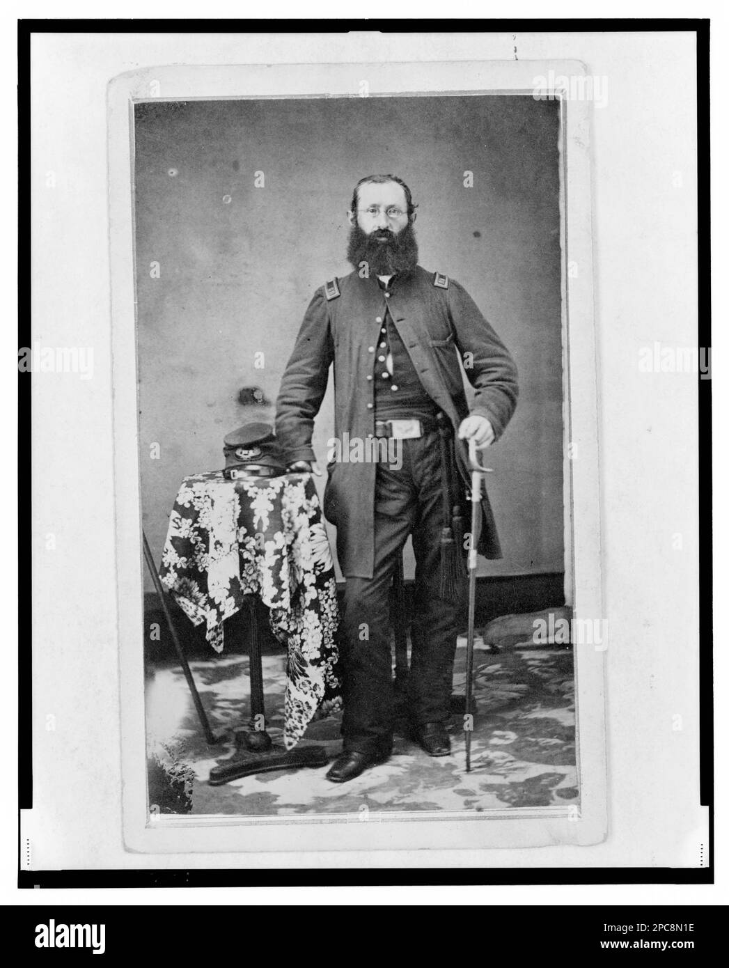 Chaplain Charles A. Fischer of the 32nd Indiana Regiment, full-length ...