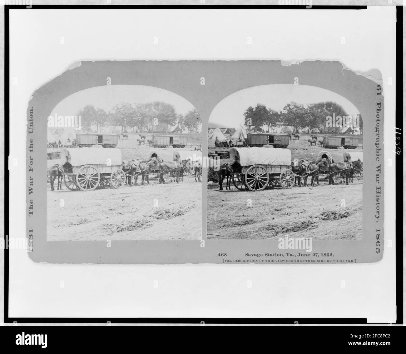 Savage Station, Virginia, June 27, 1862. Civil War Photograph ...