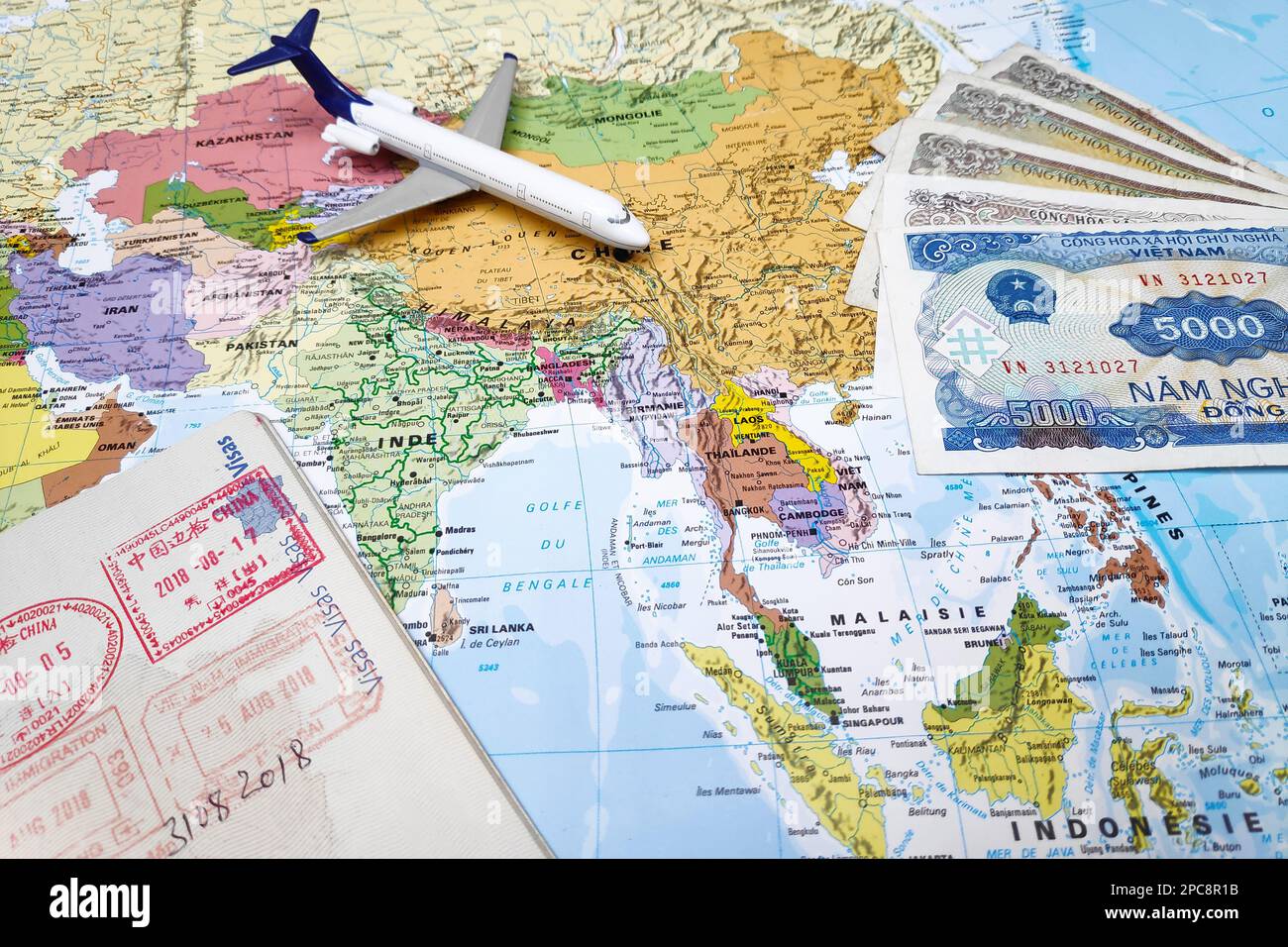 Vietnamese map hi-res stock photography and images - Alamy