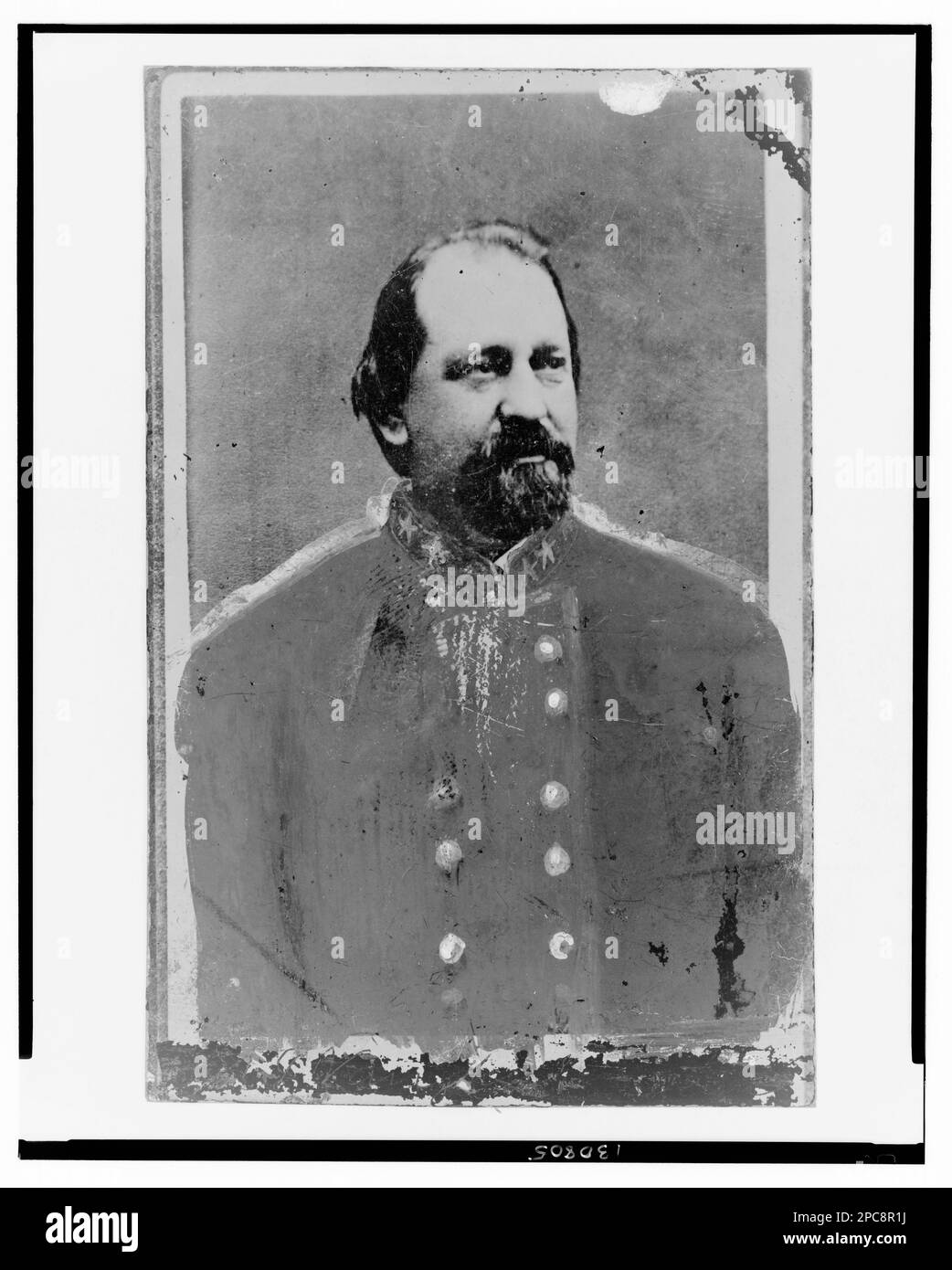 General A.J. Vaughn, of Texas, C.S.A., in uniform, half-length portrait ...