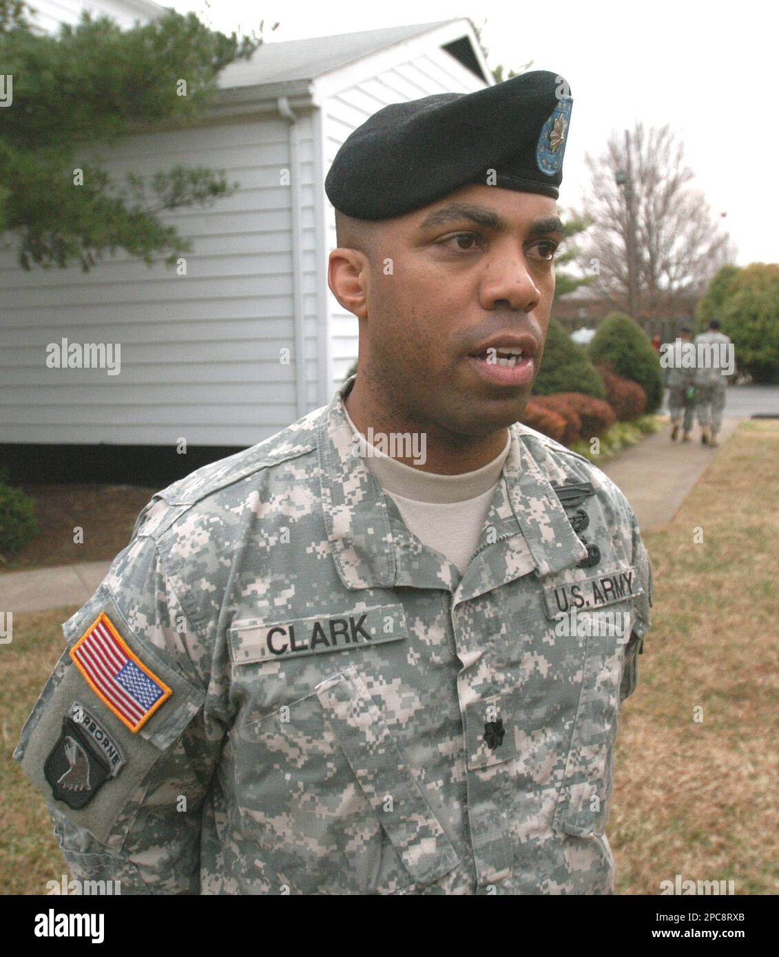 Army Lt. Col. Ronald P. Clark, shown Tuesday, Nov. 28, 2006, at Fort ...