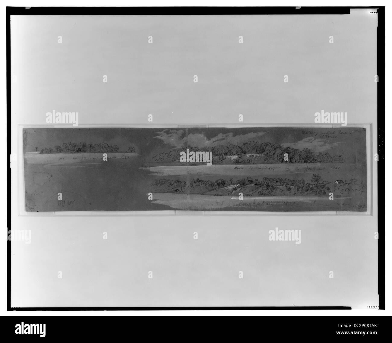 James river, 1864. Morgan collection of Civil War drawings. Paul Jones ...