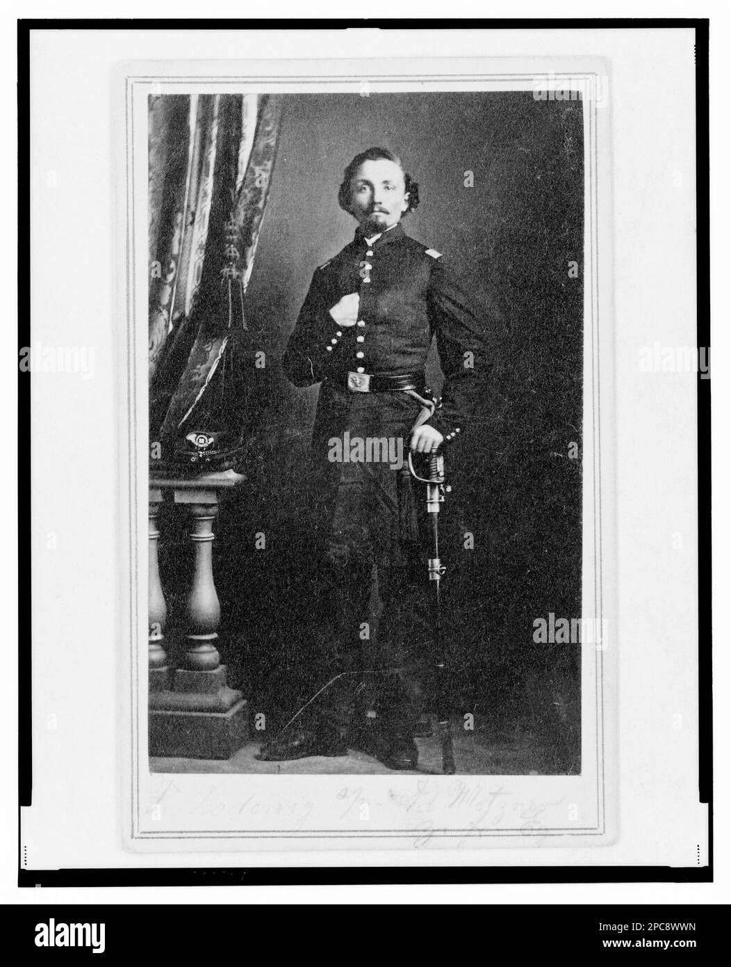 Captain Frederick Ludwig (Lodewig), Union officer in the 32nd Indiana ...