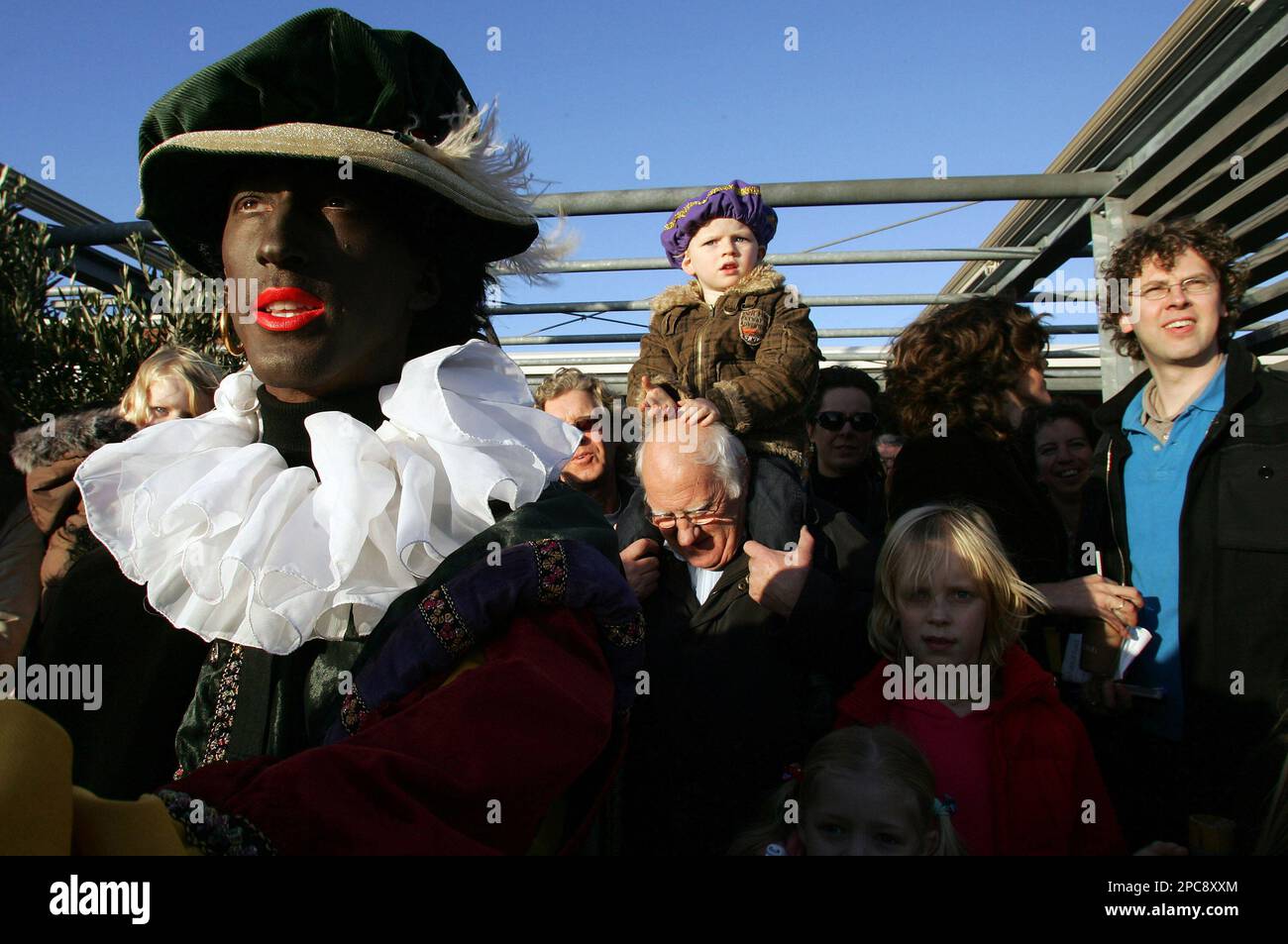 "Zwarte Piet" or "Black Pete", helper of Sinterklaas, the Dutch ...