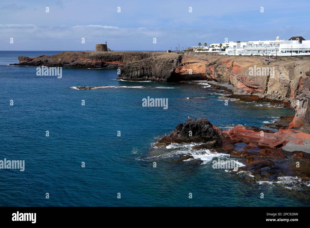 Torre Del Aguila / Castillo De Las Coloradas, Playa Blanca, Lanzarote ...