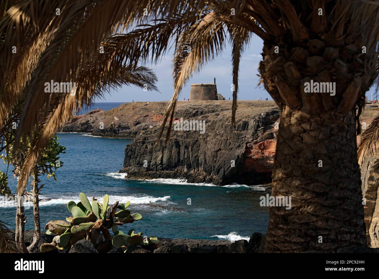 Torre Del Aguila / Castillo De Las Coloradas, Playa Blanca, Lanzarote ...