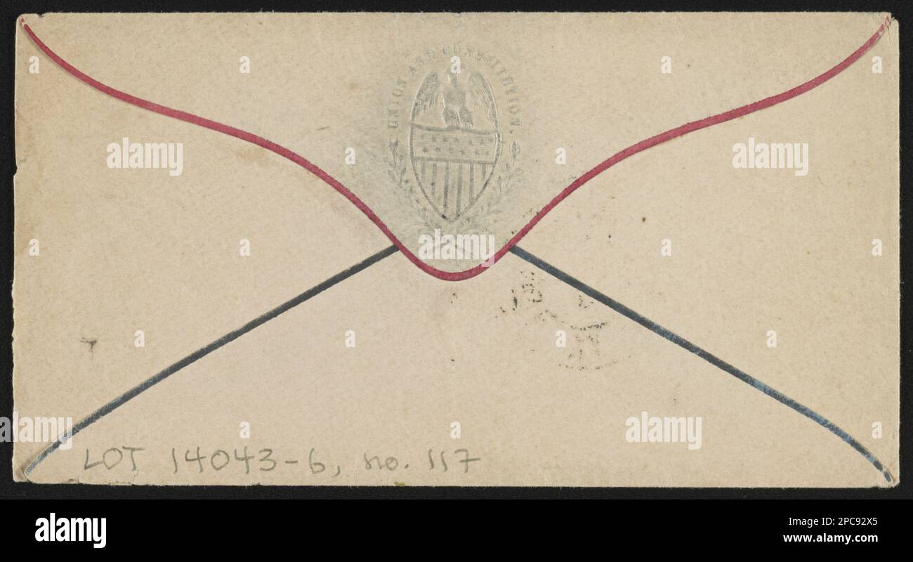Civil war envelope. Title devised by Library staff, Addressed to Mr ...