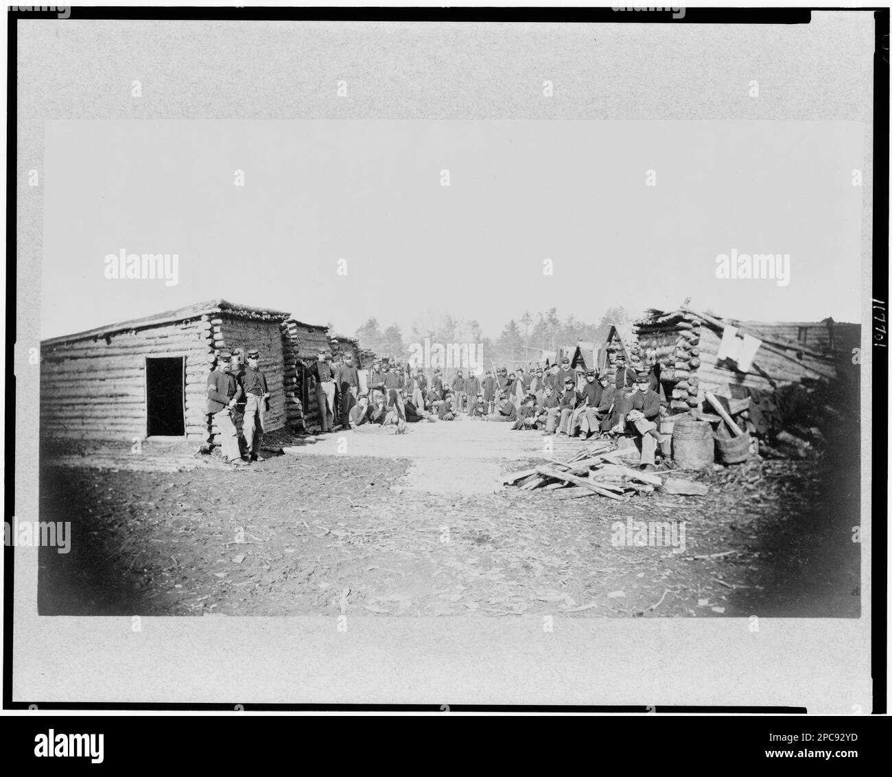 American civil war camp life Black and White Stock Photos & Images - Alamy