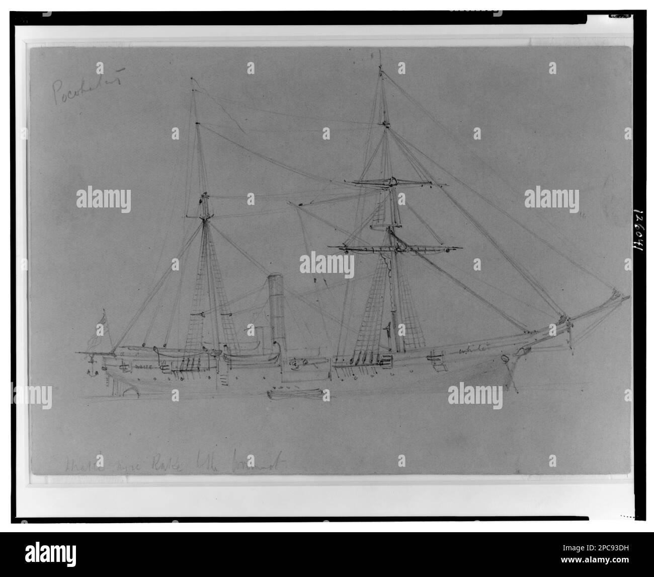 Pocohontas. Morgan collection of Civil War drawings. Pocohontas ...