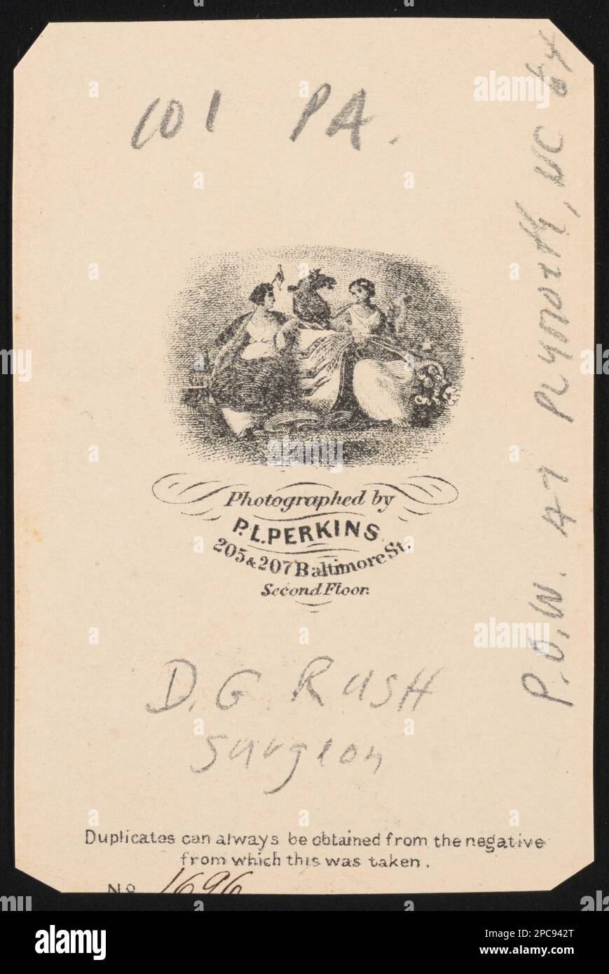 Surgeon David Gall Rush, 101st Pennsylvania Infantry Regiment and ...