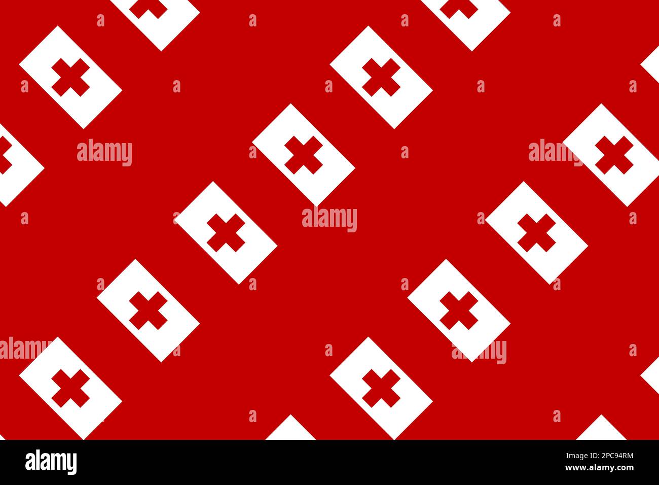 Geometric pattern in the colors of the national flag of Tonga. The ...