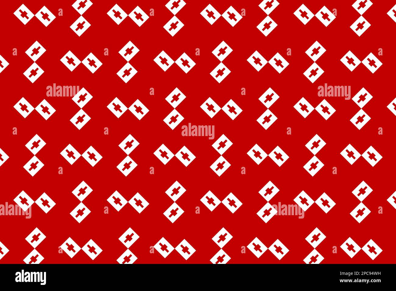 Geometric pattern in the colors of the national flag of Tonga. The colors of Tonga Stock Photo ...