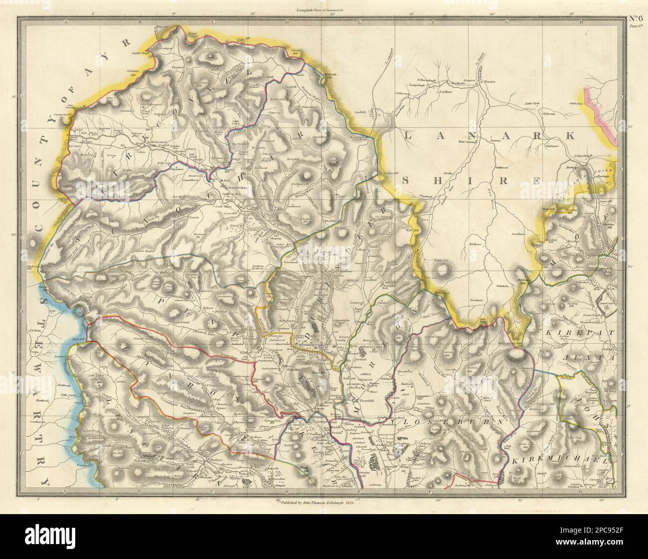 Map of north west scotland hi-res stock photography and images - Alamy