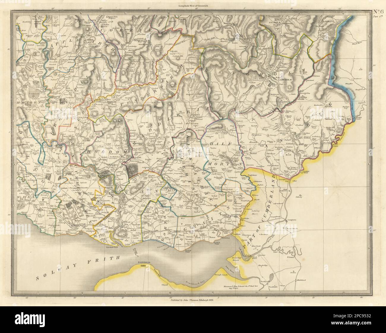 Lockerbie scotland map hi-res stock photography and images - Alamy
