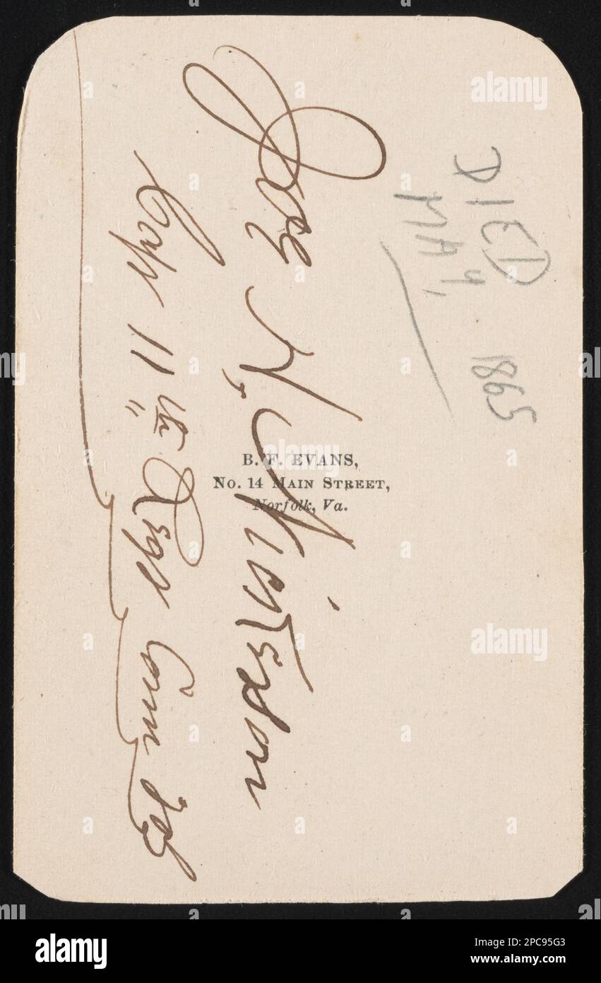 Captain Joseph H. Nickerson of Cos. H, D, G and A, 11th Connecticut Infantry Regiment in uniform ...