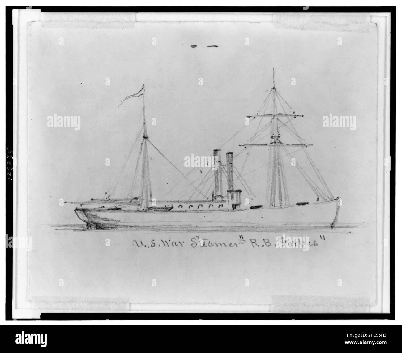 U.S. War Steamer "R.B. Forbes". Morgan collection of Civil War drawings ...