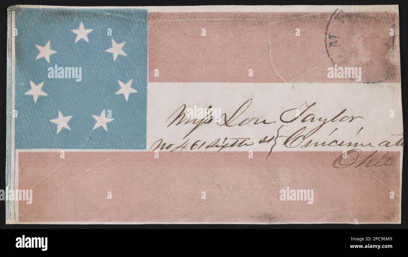 Flags confederate 1860 1870 hi-res stock photography and images - Alamy