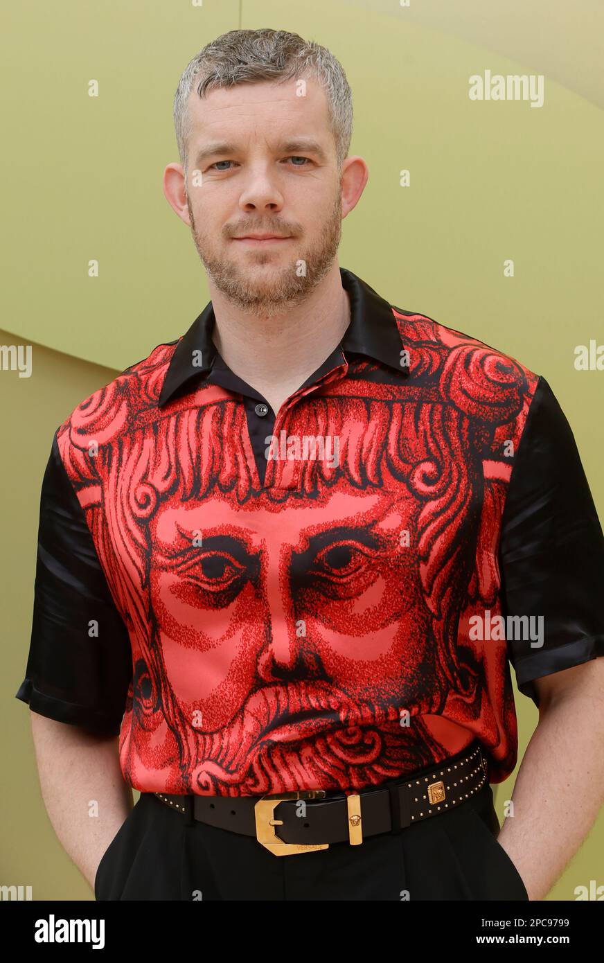 9 March 2023 -West Hollywood, California - Russell Tovey. Versace FW23 ...
