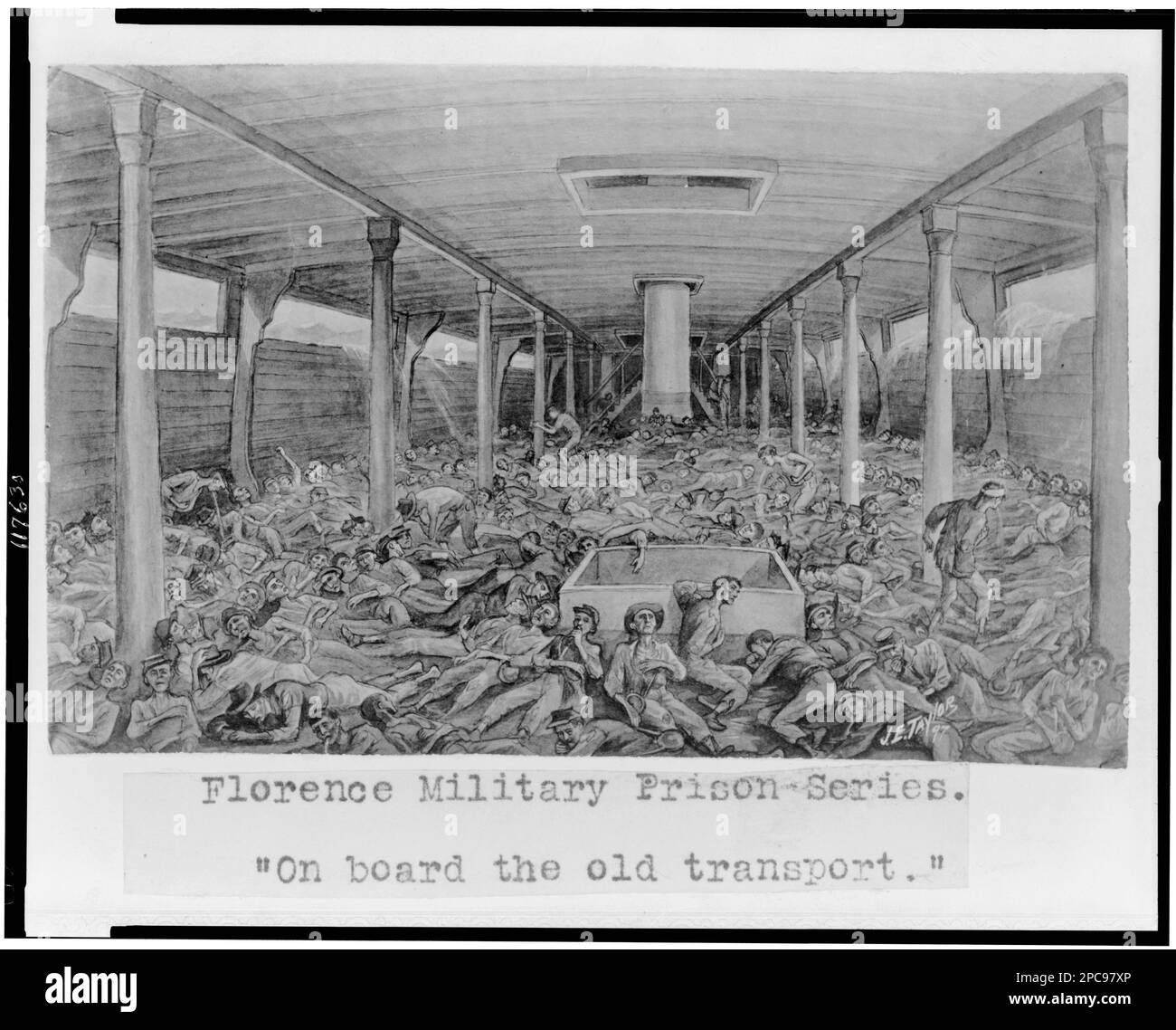 Florence military prison series--"On board the old transport" / J.E ...