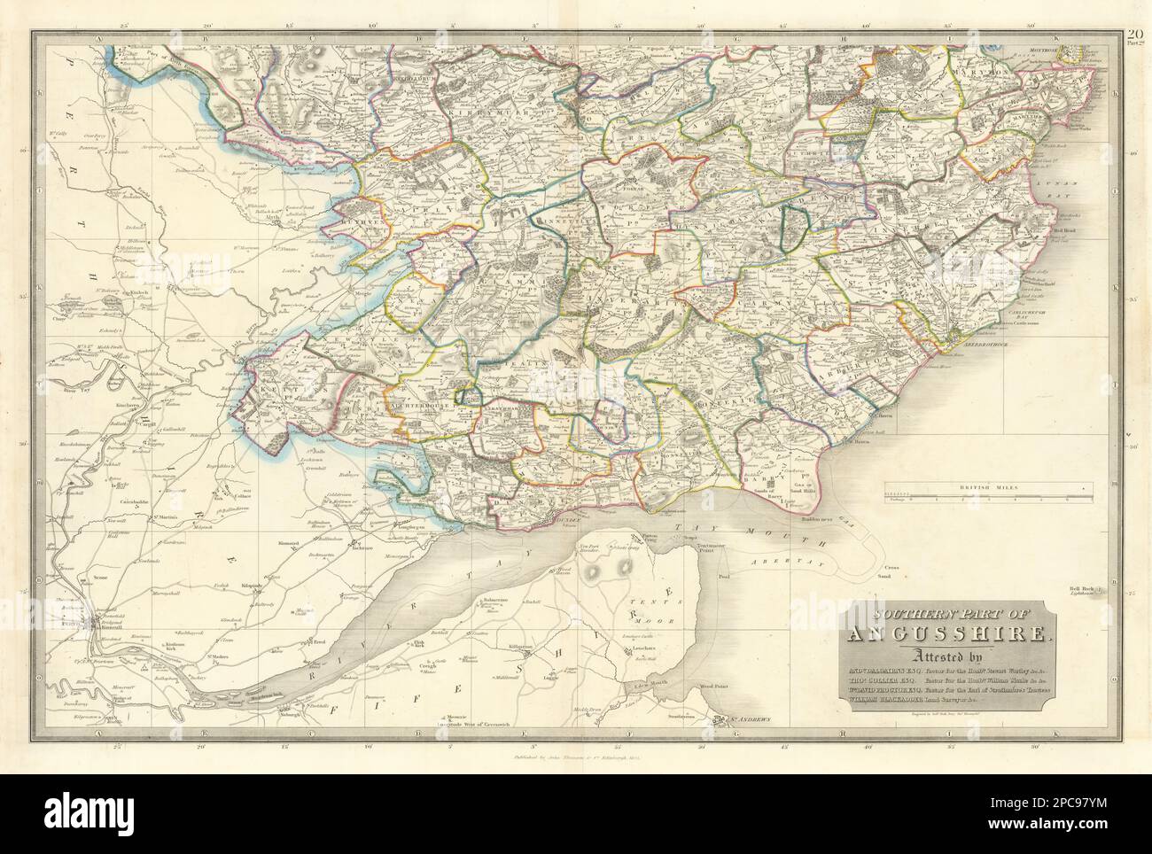 Map of dundee hi-res stock photography and images - Alamy