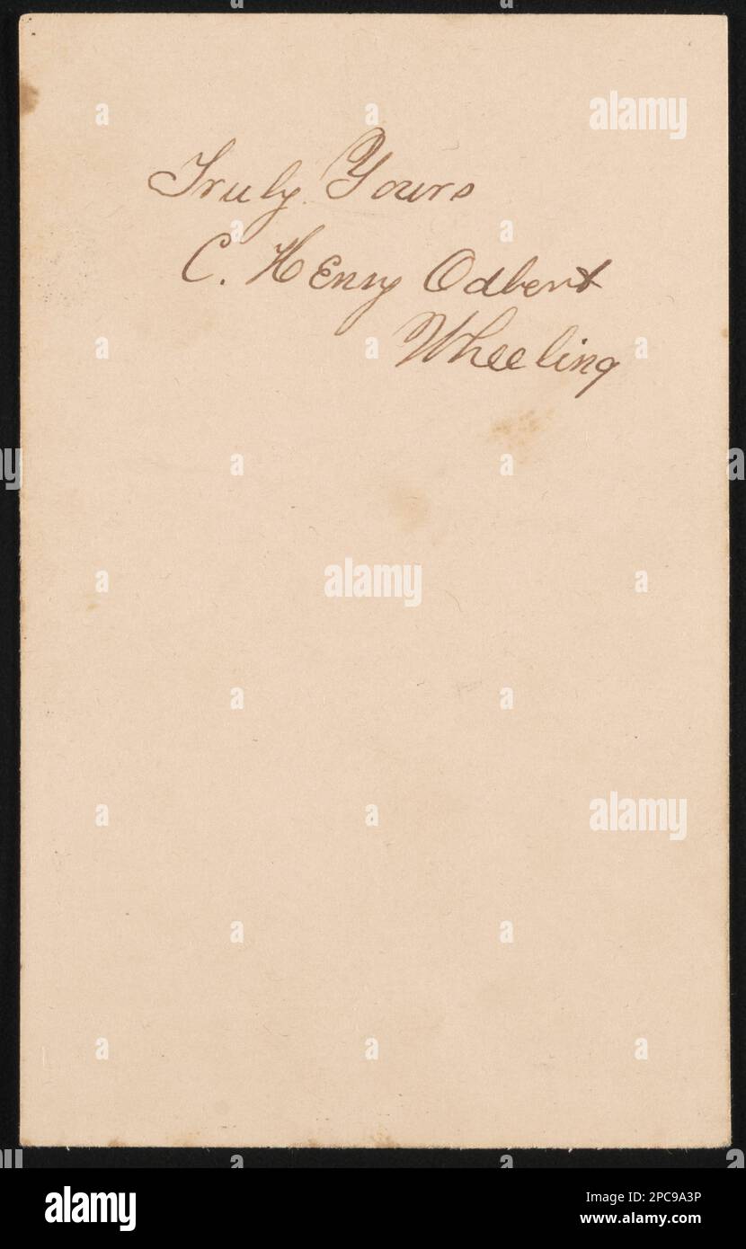 Hospital Steward Charles Henry Odbert of Co. K, 12th West Virginia ...