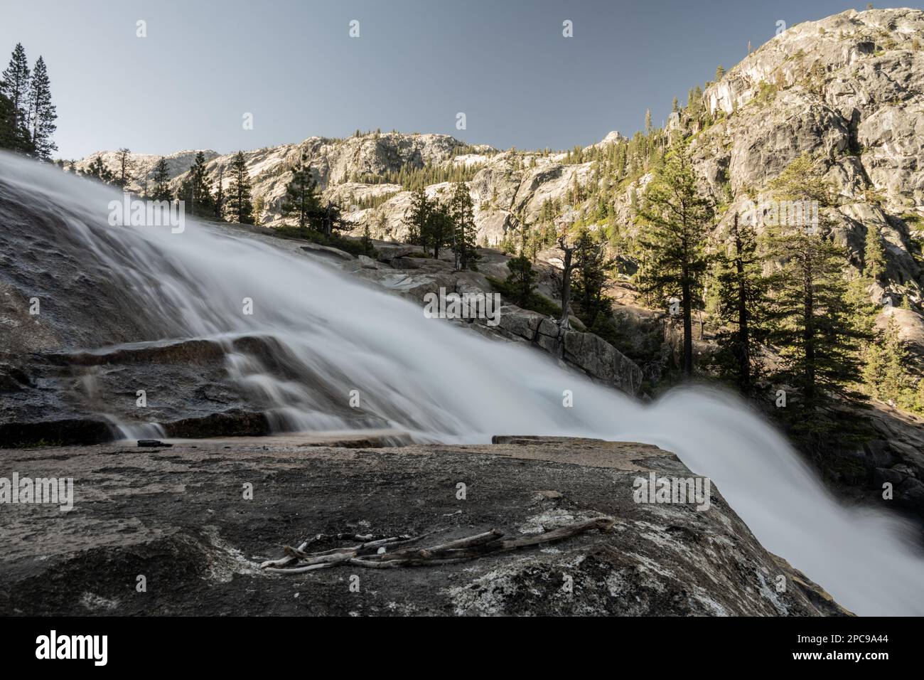 Waterwheel Falls Tumbled Down The Cliff in Yosemite Stock Photo - Alamy