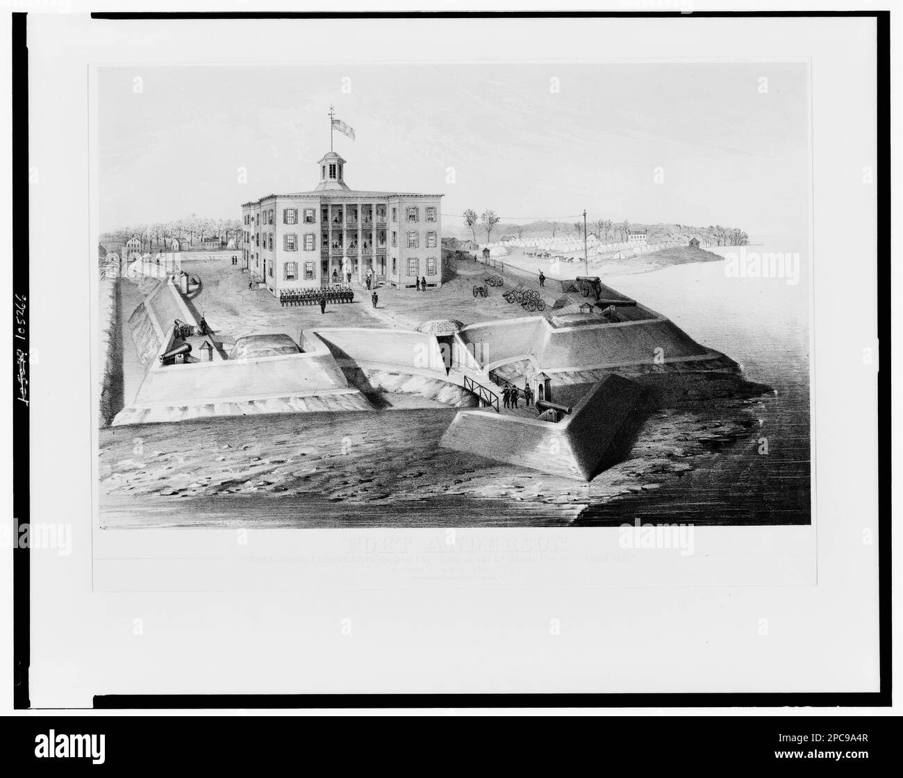 Fort Anderson. Fort Anderson, Paducah, Kentucky, and the camp of the ...