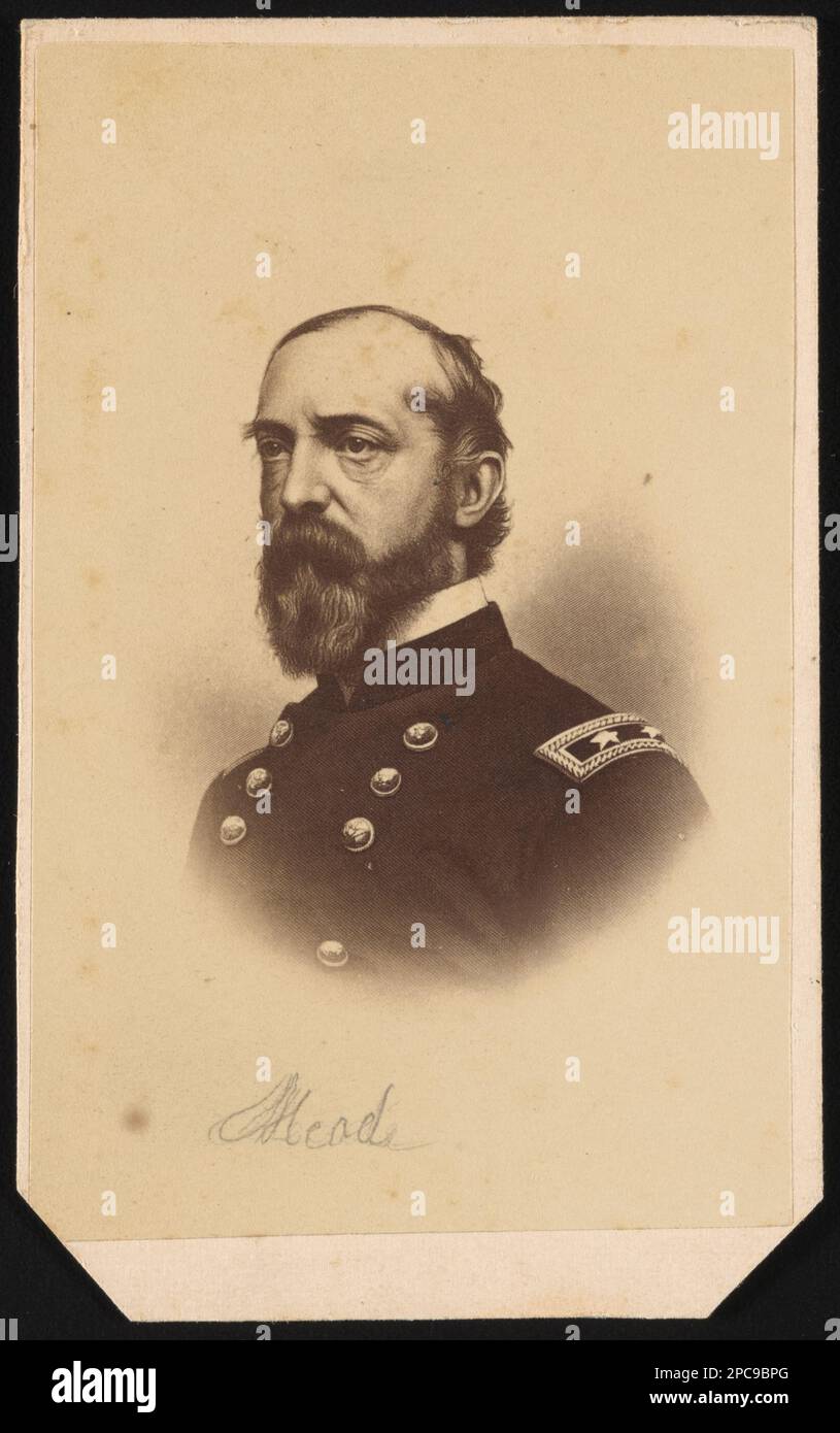 Major General George Gordon Meade of General Staff U.S. Volunteers and ...