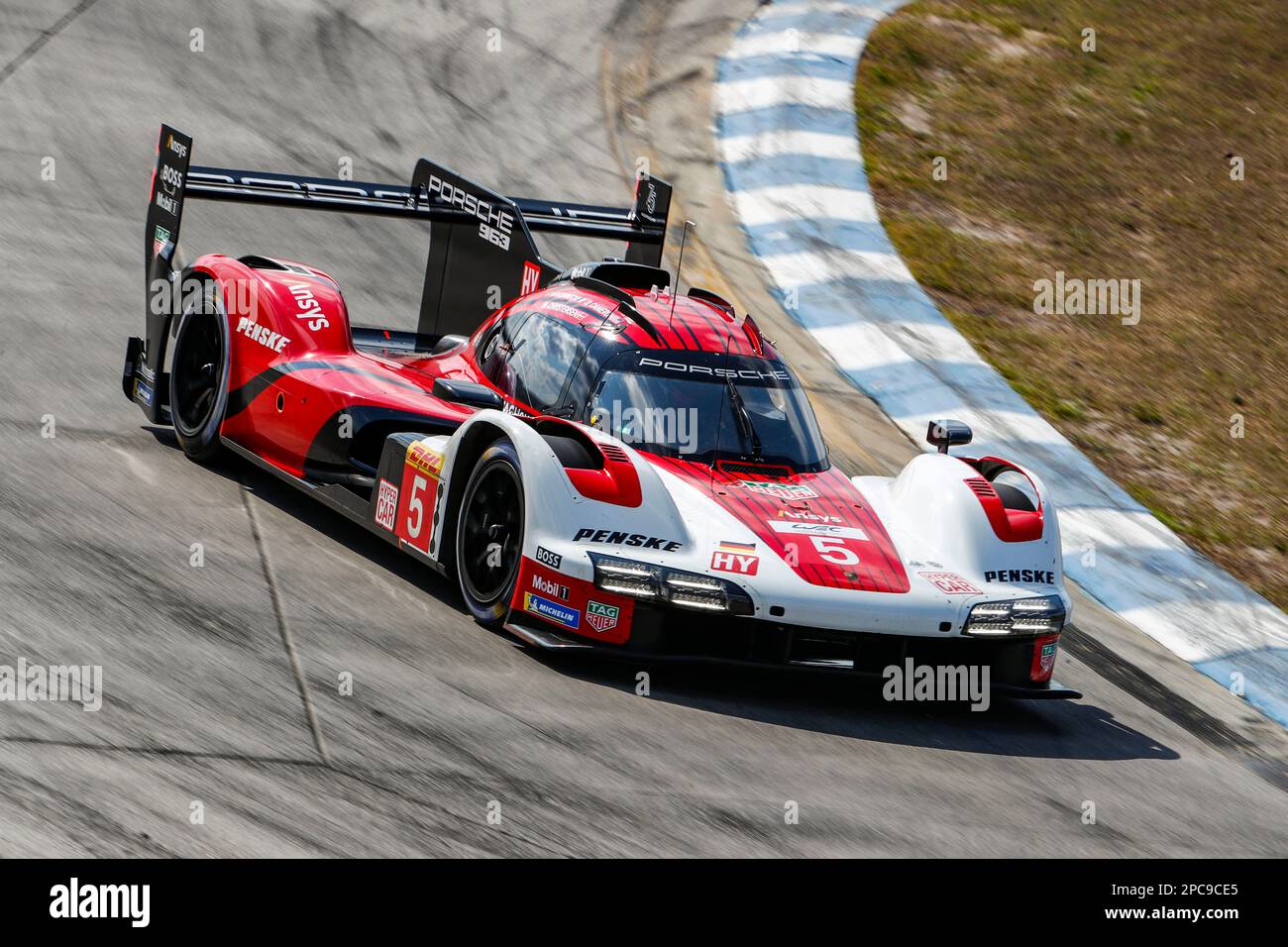 Sebring, Vereinigte Staaten. 11th Mar, 2023. Porsche 963, Porsche Penske Motorsport (#5), Dane ...
