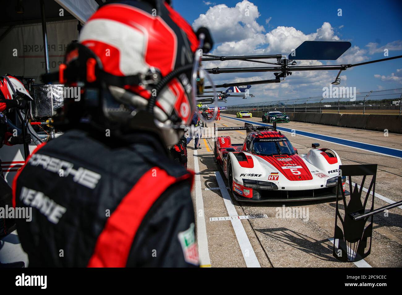 Sebring, Vereinigte Staaten. 11th Mar, 2023. Porsche 963, Porsche Penske Motorsport (#5), Dane ...