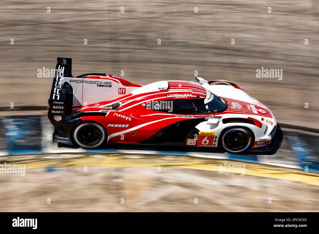 Sebring, Vereinigte Staaten. 11th Mar, 2023. Porsche 963, Porsche Penske Motorsport (#6), Kevin ...