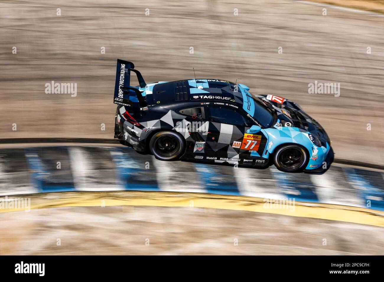 Sebring, Vereinigte Staaten. 11th Mar, 2023. Porsche 911 RSR, Dempsey-Proton Racing (#77 ...