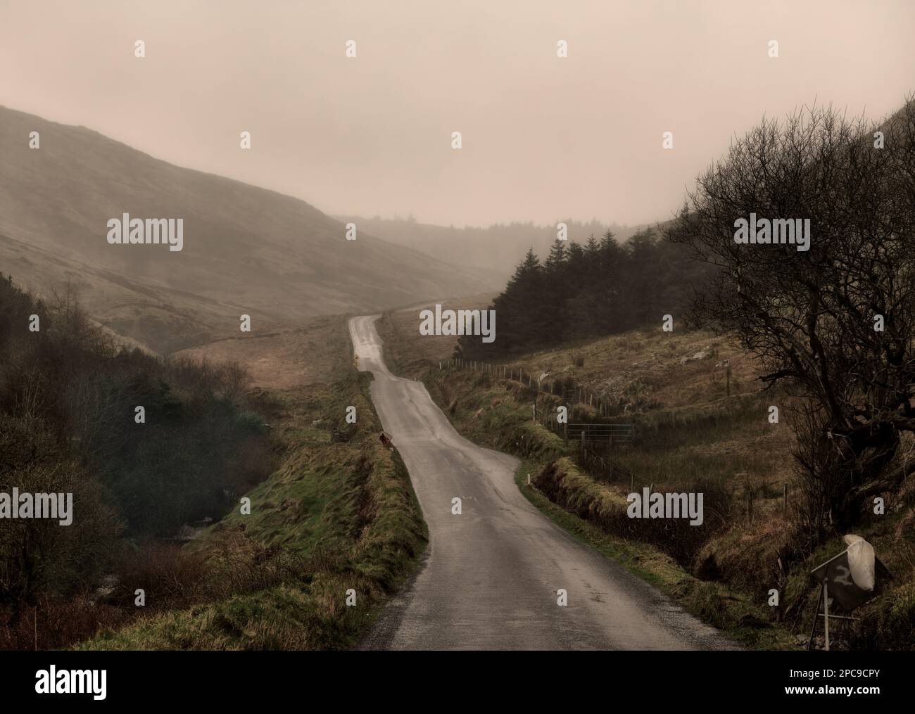 Rainy day in Donegal, Ireland Stock Photo - Alamy