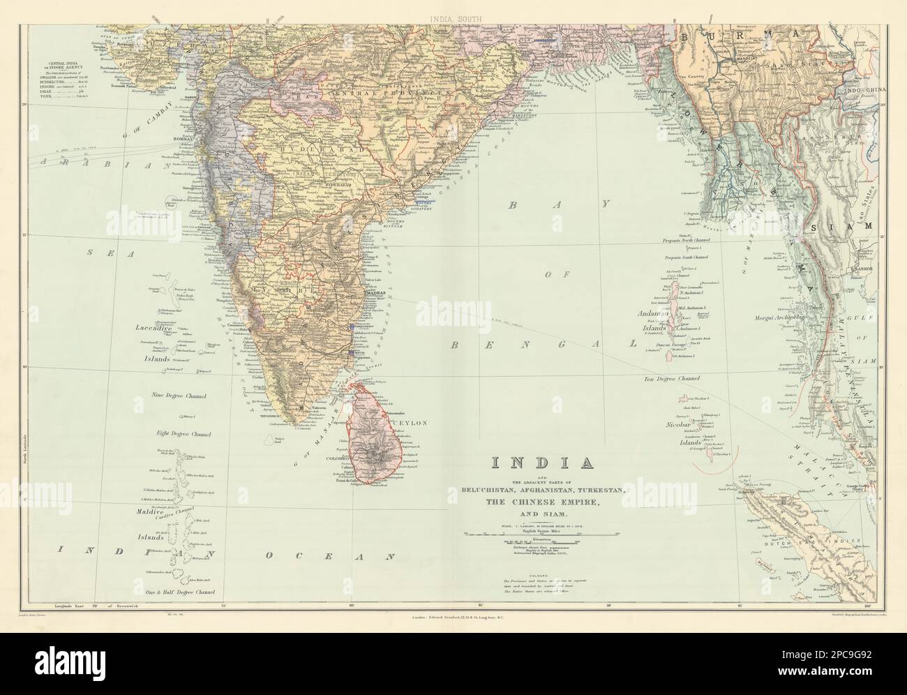 Bay of bengal map hi-res stock photography and images - Alamy