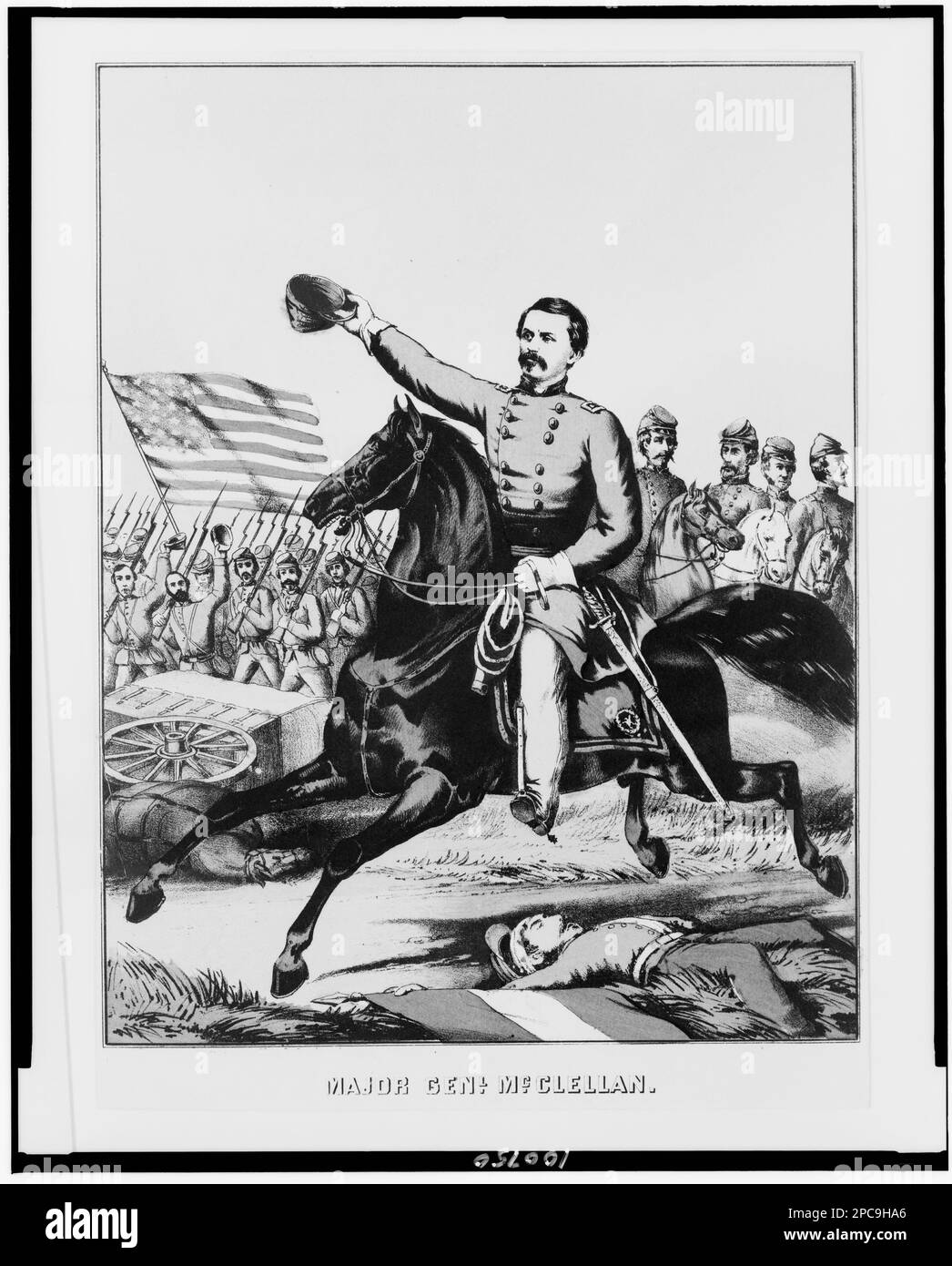 Major Genl. McClellan. Title from item, Exhibited: "With Malice Toward ...