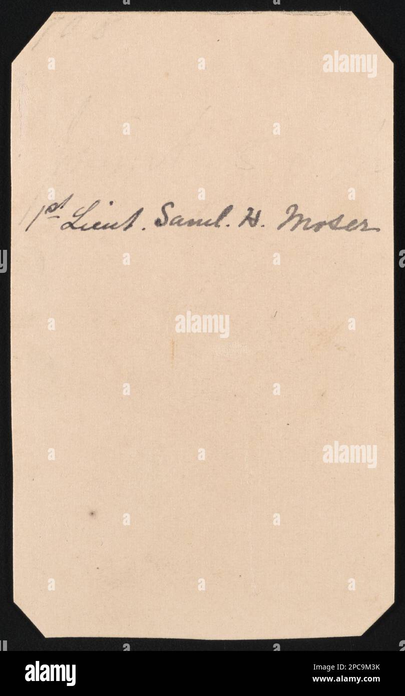 Captain Samuel H. Moser of 48th New York Infantry Regiment in uniform ...