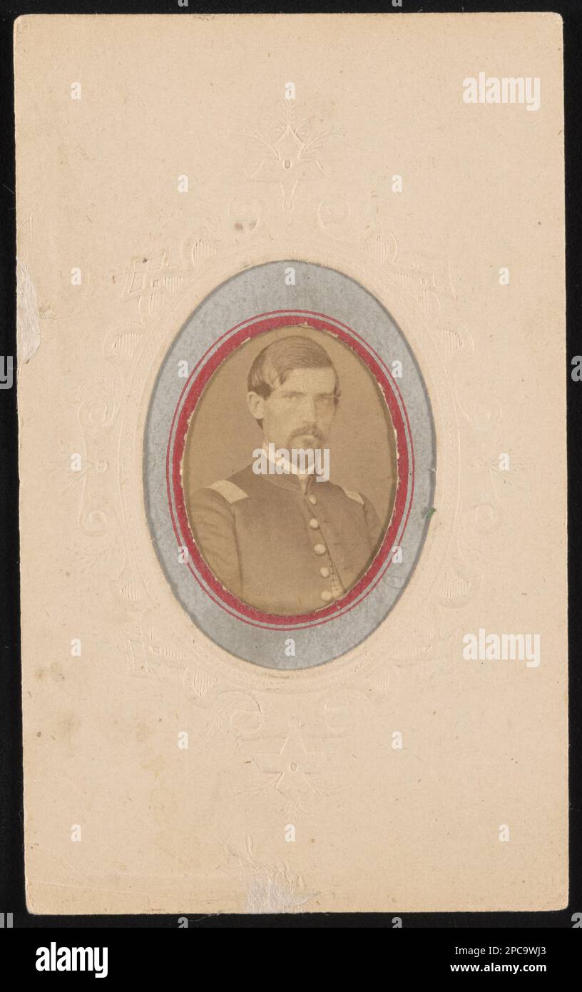 Unidentified Union officer, head-and-shoulders portrait, facing front ...