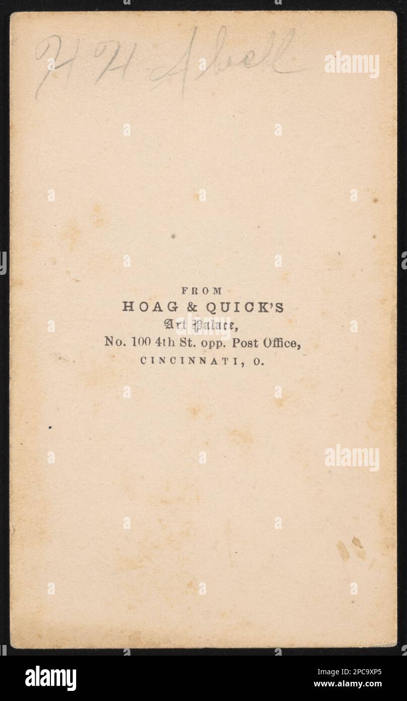 First Lieutenant Henry Harrison Abell of Co. C, 19th Ohio Infantry Regiment and Co. L, 6th Ohio ...