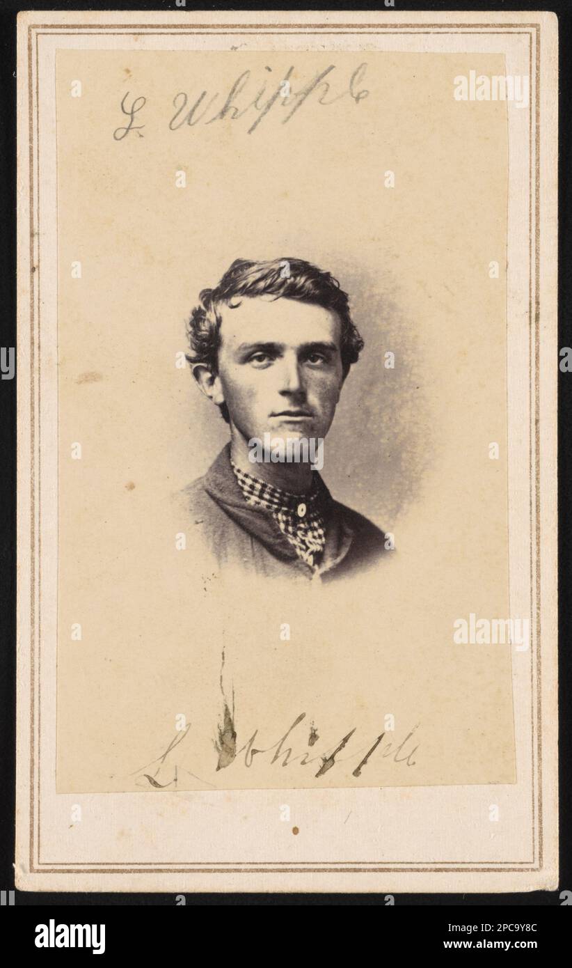L. Whipple, head-and-shoulders portrait, facing front. Liljenquist ...