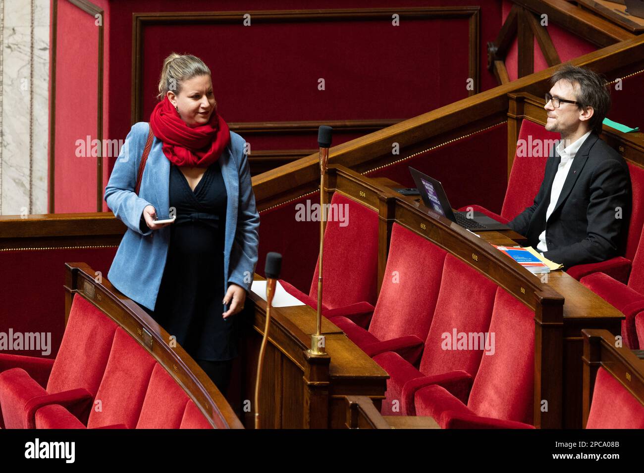 Paris, France. 13th Mar, 2023. French deputy and president of La France ...