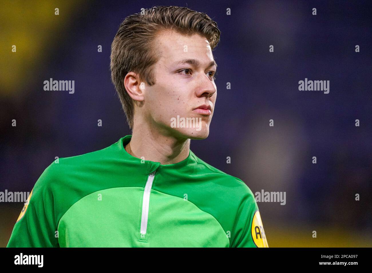 BREDA, NETHERLANDS - MARCH 13: Assistent Referee Robert Kunst during ...