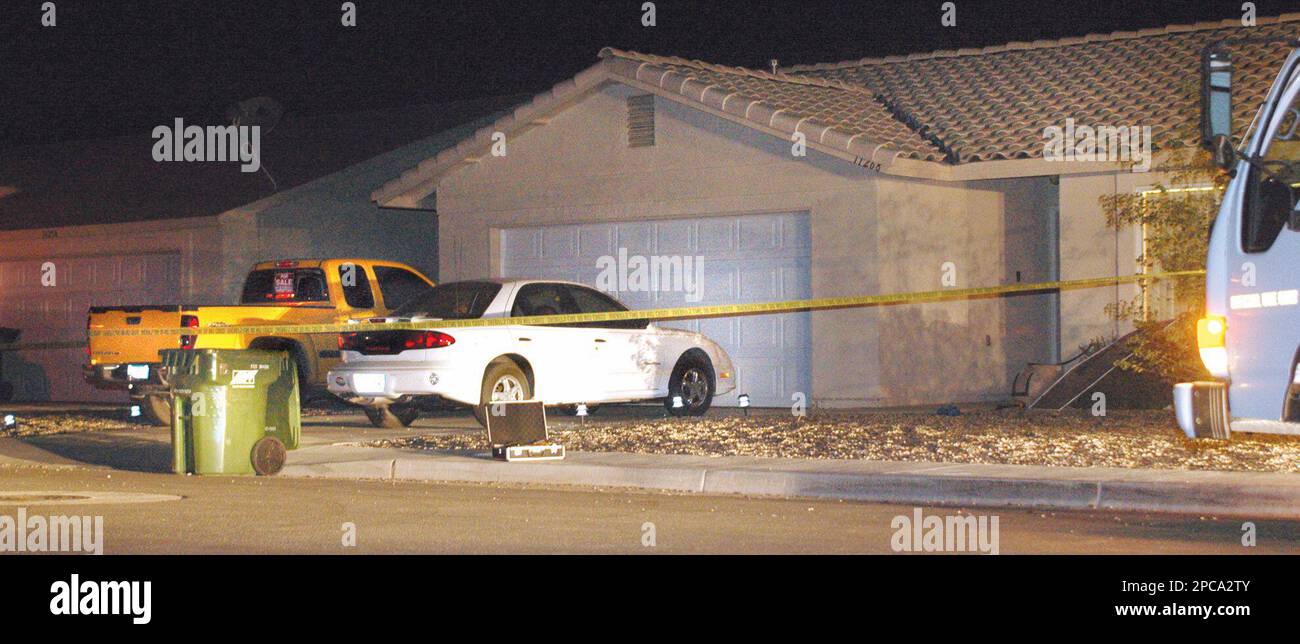 Crime Scene tape cordons off the scene of a triple homicide in the ...