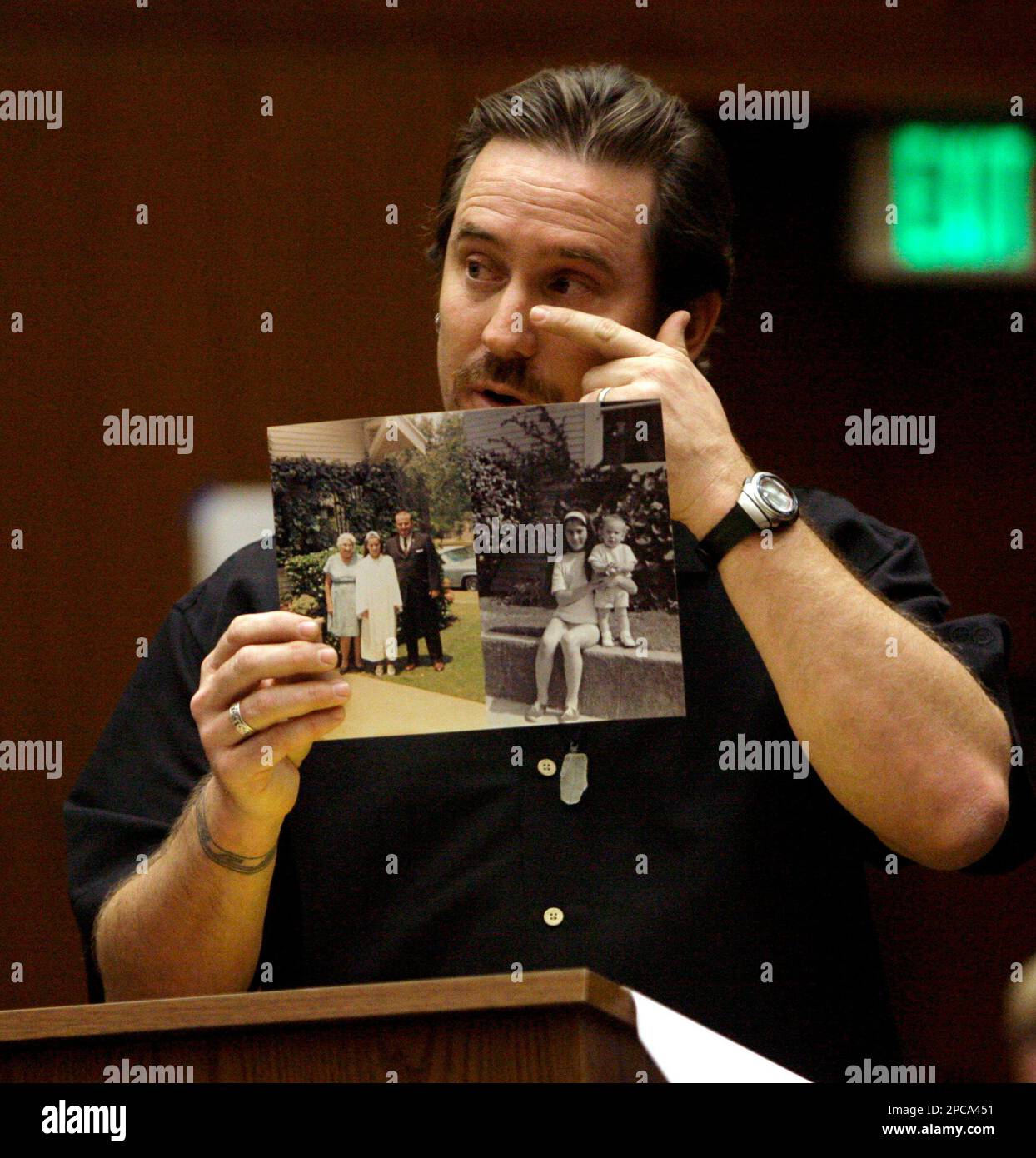 John Haug, the brother of Lynne Ann Weaver, a victim in the 2003 Santa ...