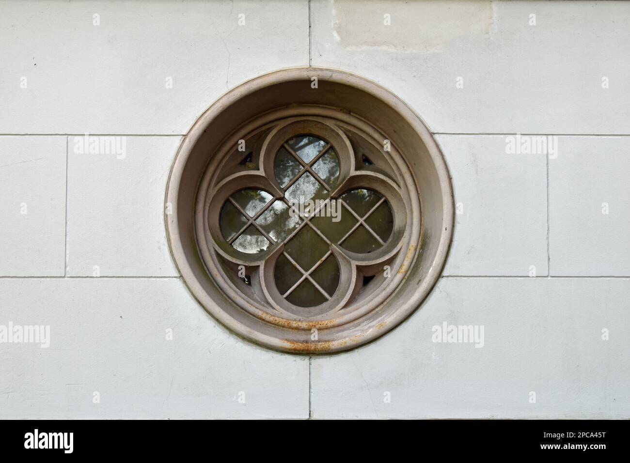 Antique castle window French gothic design Stock Photo - Alamy