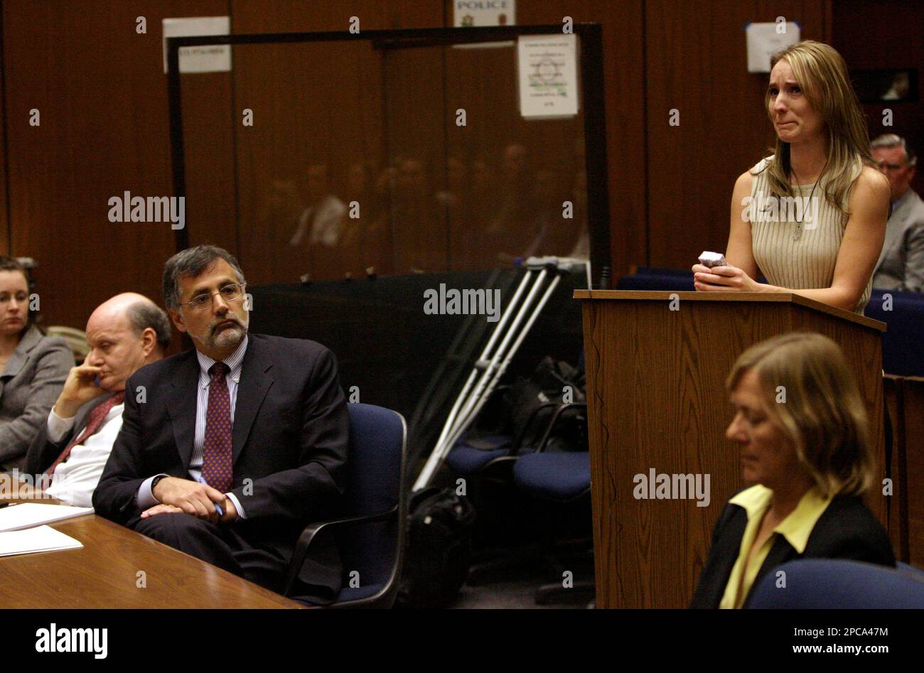 Gretchen Haug, the sister of Lynne Ann Weaver, a victim in the 2003 ...