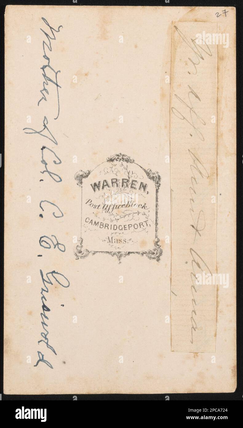 Anna Maria Tappan Griswold, mother of Colonel Charles Edward Griswold ...