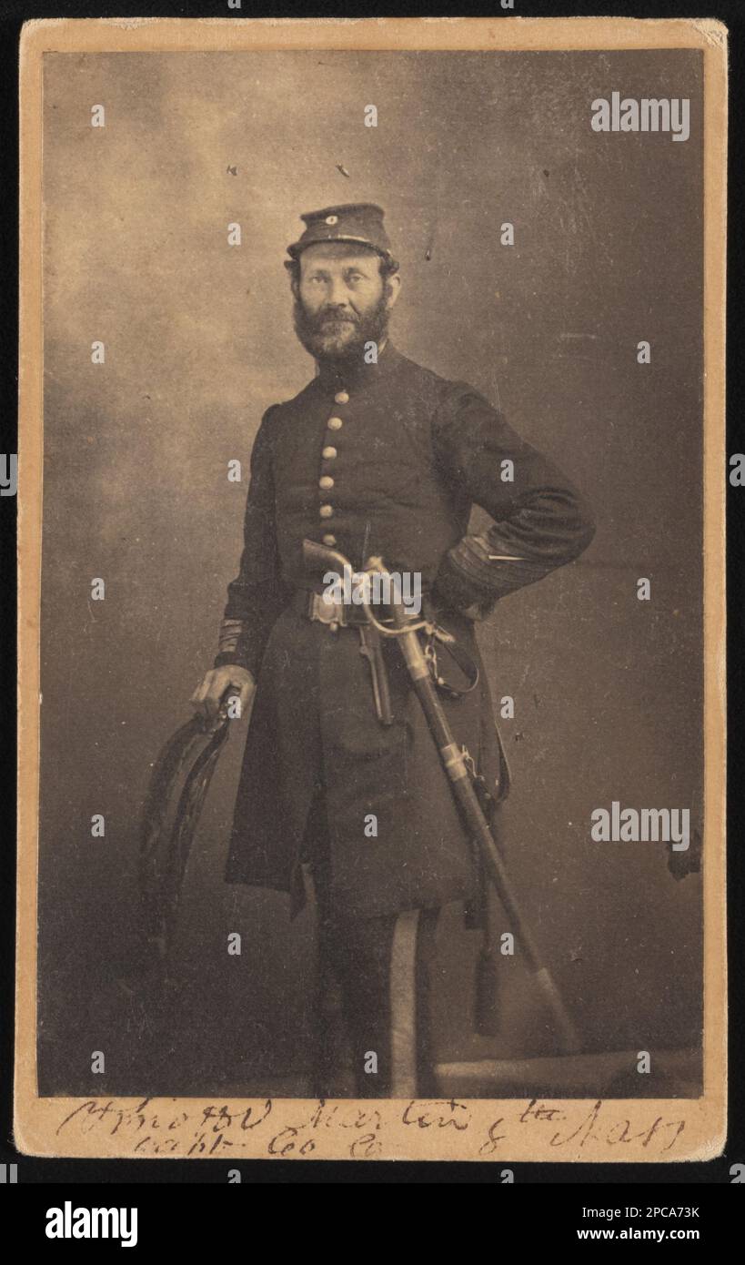 Captain Knott V. Martin of Co. C, 8th Massachusetts Infantry Regiment ...